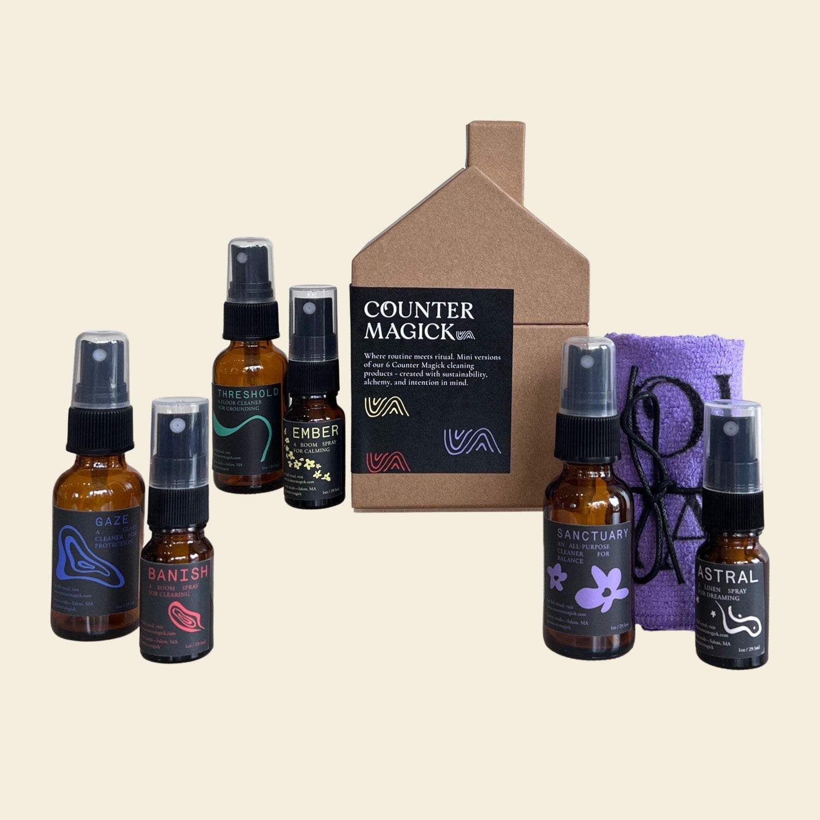 Counter Magick Spell Kit for Intentional Cleaning